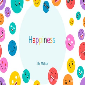 Talk of Joy: Exploring Happiness in English | PPTX