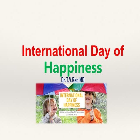 International Day of Happiness | PDF