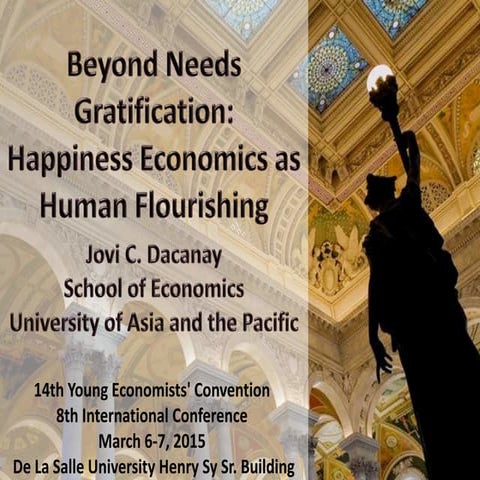 Happiness economics with notes | PPTX