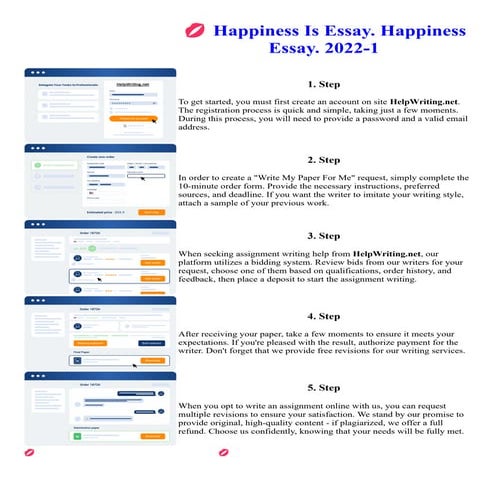 Happiness Is Essay. Happiness Essay. 2022-1 | PDF