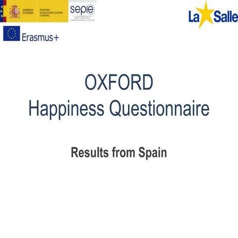 Happiness oxford questionnaire | PPT
