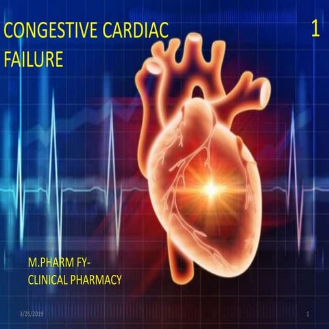 CONGESTIVE CARDIAC FAILURE. PPT | PPTX