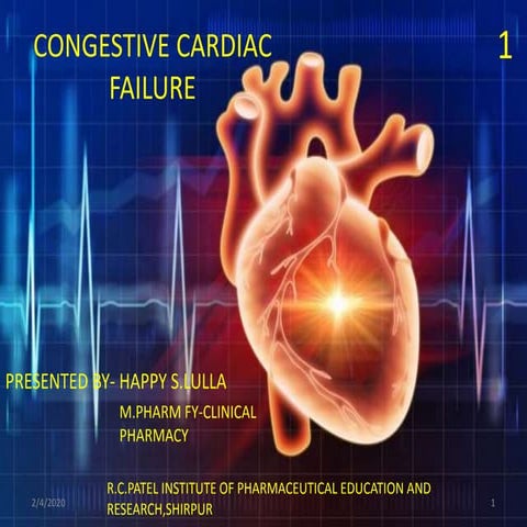 CONGESTIVE CARDIAC FAILURE. PPT | PPT