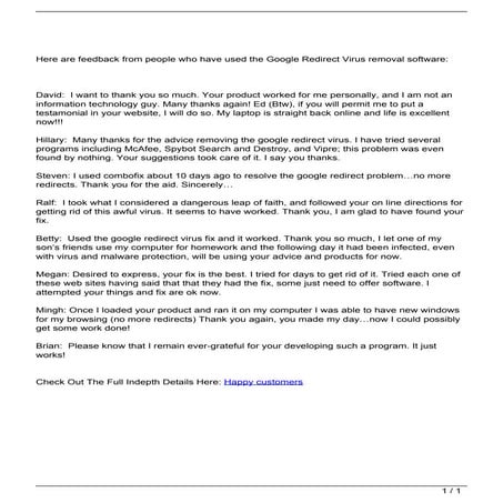 Happy customers | PDF