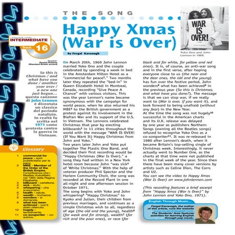 Happy%20 xmas%20(war%20is%20over) | PDF