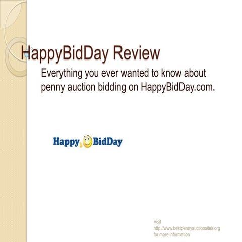 HappyBidDay Reviews | PPTX | Home Appliances | Home & Garden