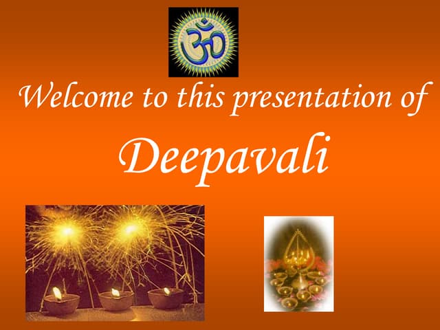 Introduction to Diwali | PPTX