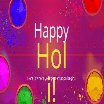 Happy Holi! by Slidesgo.pptx jsjskwkzdjd | PPTX