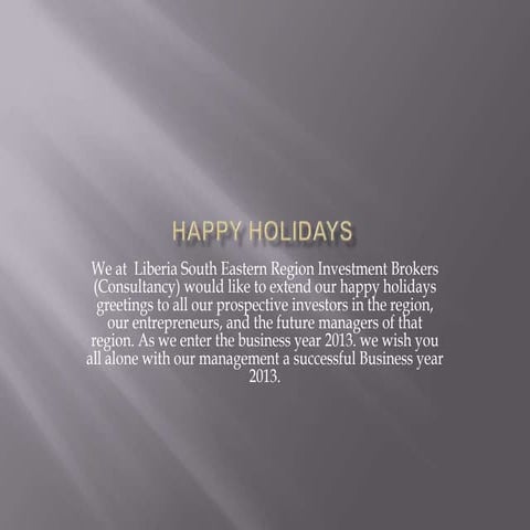 Happy holidays | PPTX