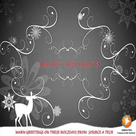 Warm Greetings on Holidays from Source A Tech! | PPTX
