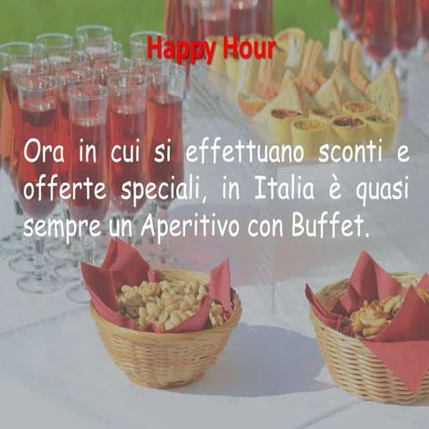 Presentazione happy hour | PPTX