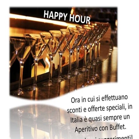 Presentazione happy hour | PPTX