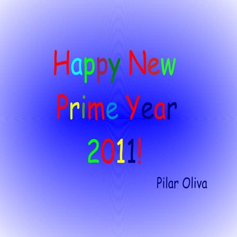 Happy prime year! | PPT