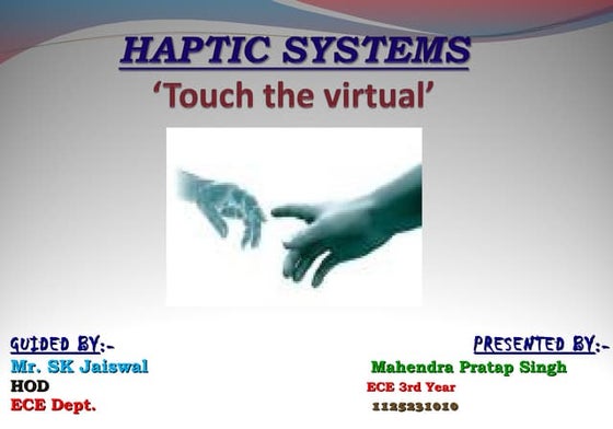 Haptic technology | PPT