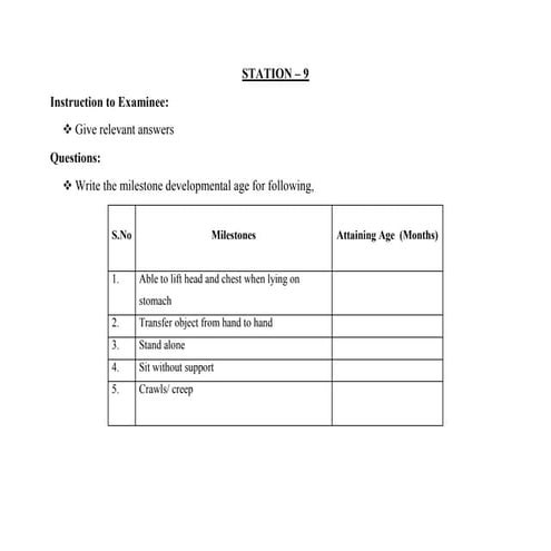 child health nursing practical questions | DOCX