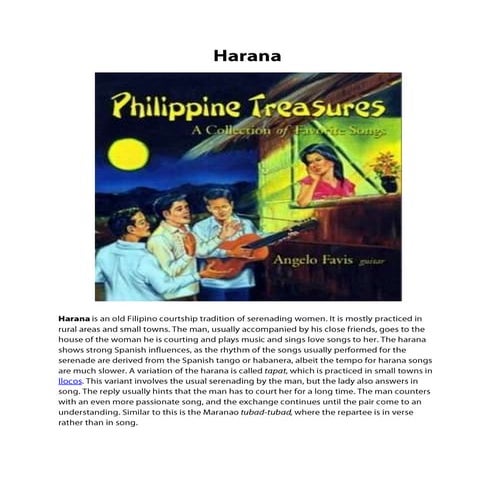 Harana | PDF