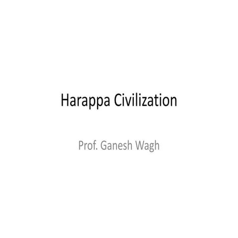 Harappa civilization | PPT