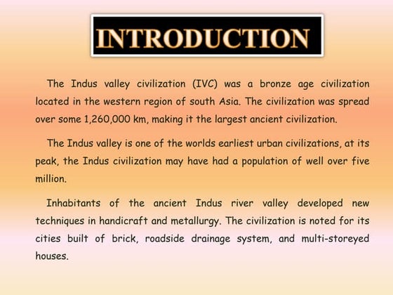 Indus Valley Civilization | PPT