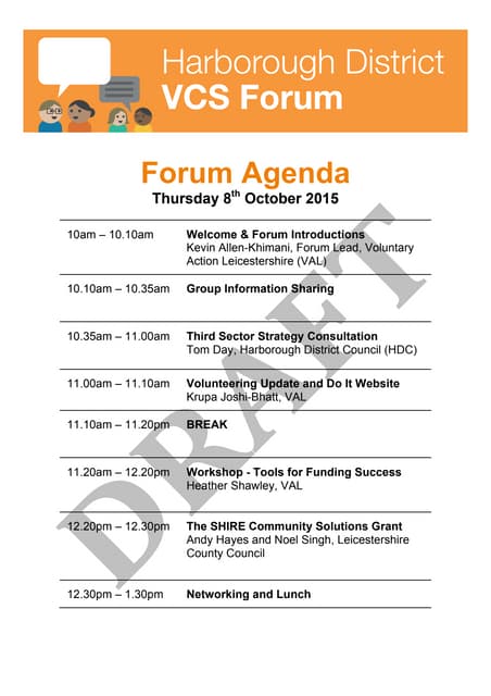 Melton forum agenda 16.09.2015