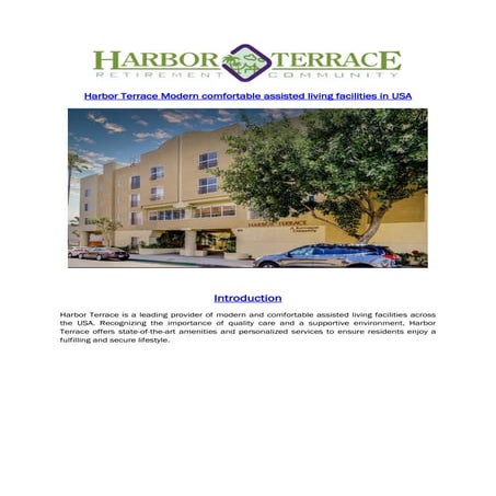 Harbor Terrace Modern comfortable assisted living facilities in USA.pdf