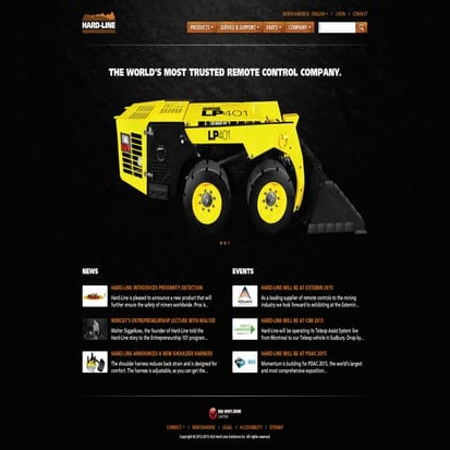 Website Design: Hard-Line | PDF