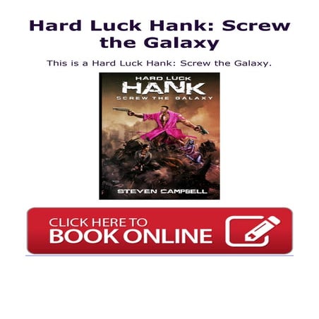 (Lataa / lue) Hard Luck Hank: Screw the Galaxy | PDF