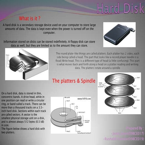 Hard disk | PPT