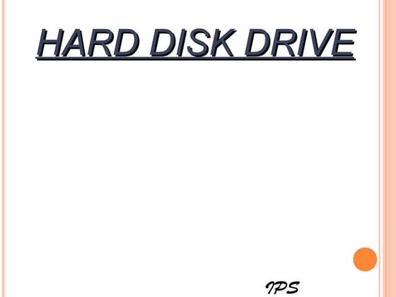 Hard Disk MCQ (HDD Questions and Answers) | PDF Hard Disk MCQ (HDD Questions and Answers) | PDF