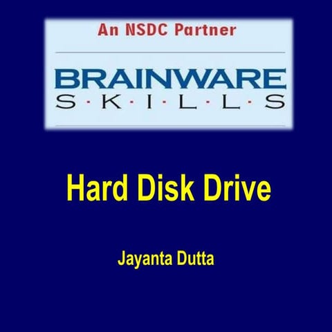 Hard disk drives | PPTX | Data Storage and Warehousing | Computing