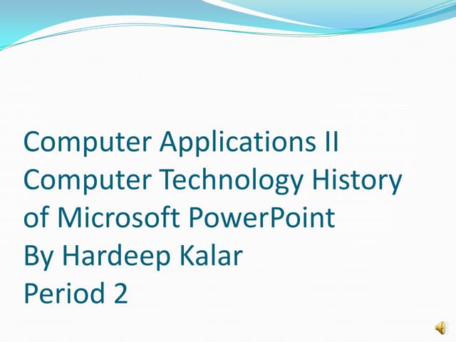 Introduction to powerpoint | PPTX