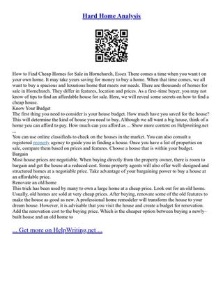 Homes and how to make them | PDF