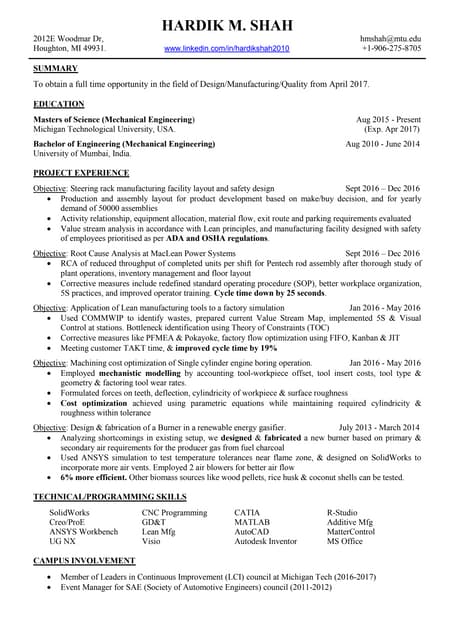 Tushar_Mote_resume | PDF