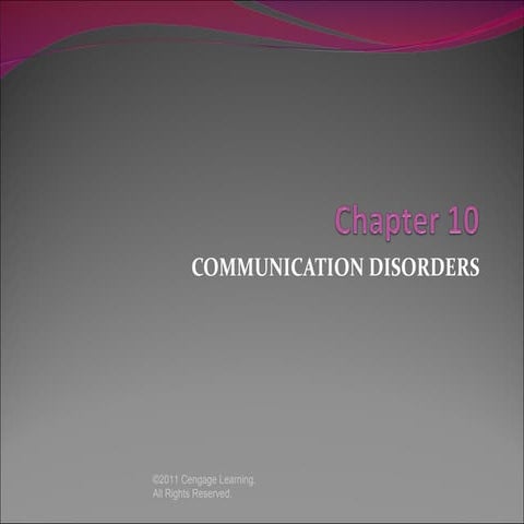 Human Exceptionality Chapter 10 | PPT