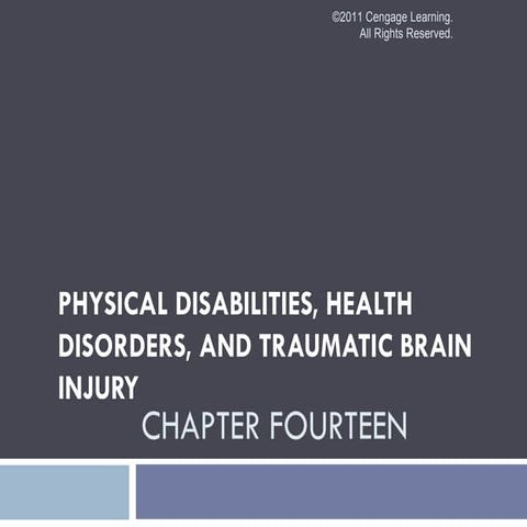 Human Exceptionality Chapter 14 | PPT