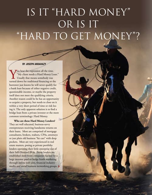 What Is a Hard Money Loan How a Hard Money Loan Works | PPT