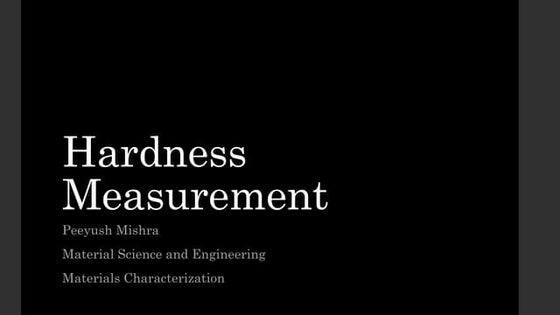 Hardness | PPTX