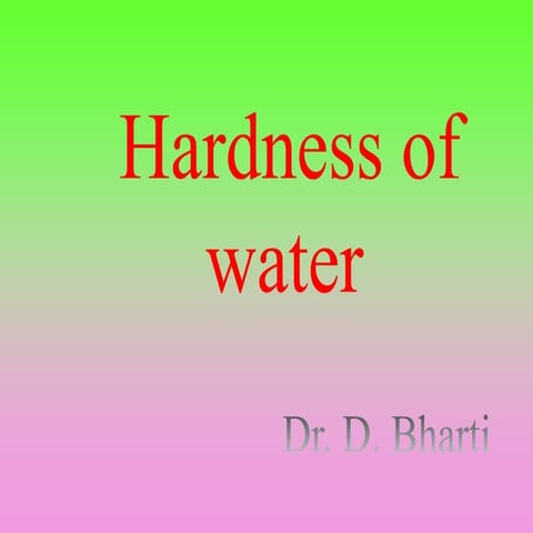 Lab5 determination of hardness of water | PDF