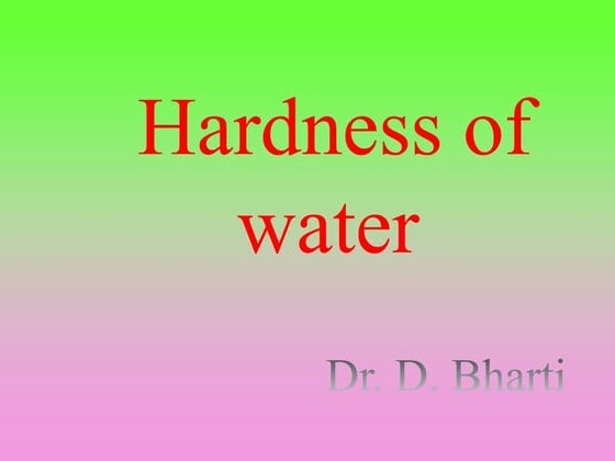 Lab5 determination of hardness of water | PDF | Chemistry | Science