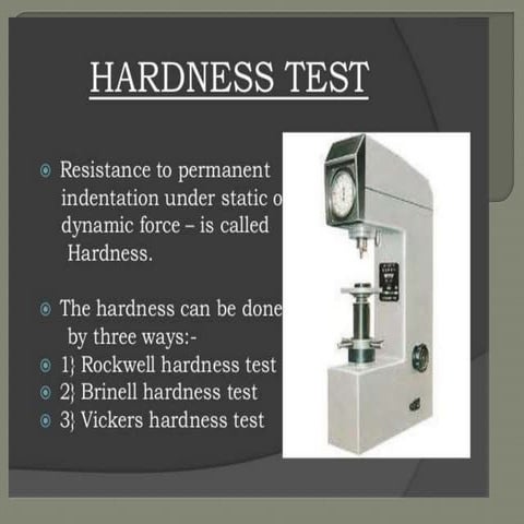 Hardness testing | PPT