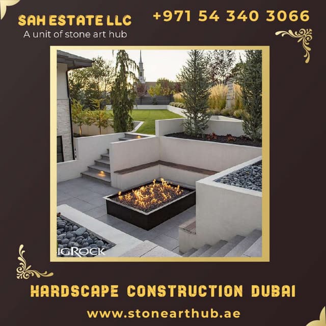 Hardscape Construction Dubai - SAH ESTATE LLC | PDF