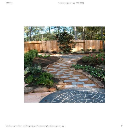 Hardscape pavers | PDF