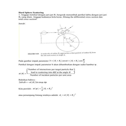 Hard sphere scattering | PDF