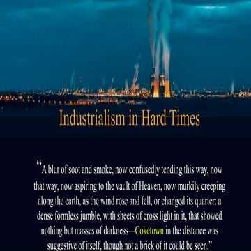 Industrialism:Master and Worker in Hard times | PPTX