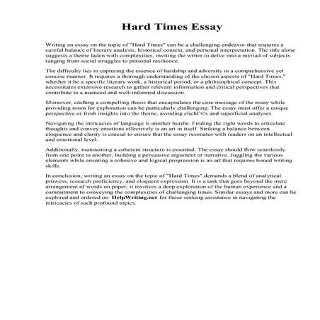 Hard Times Essay Topics.pdf