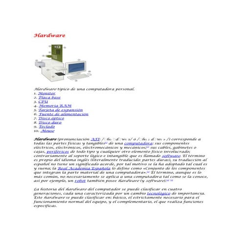 Hardware para multimedia | PPTX