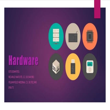 Hardware para multimedia | PPTX