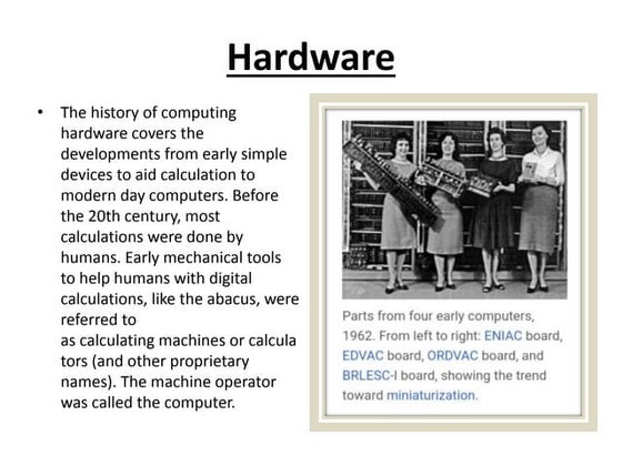 Computer hardware presentation | PPT