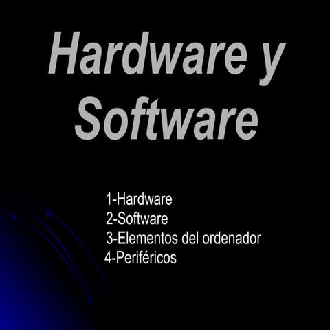 Hardware Y Software x Elias Rodriguez | PPT