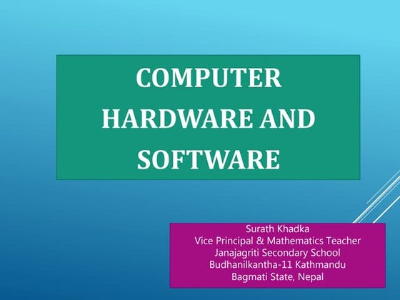 Computer Introduction | PPT