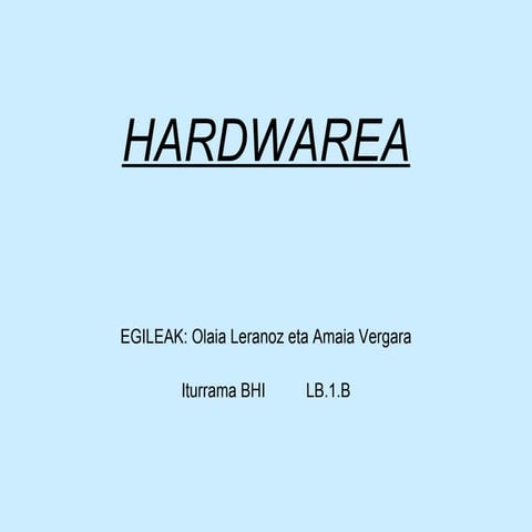 Hardwarea Power Point | PPT